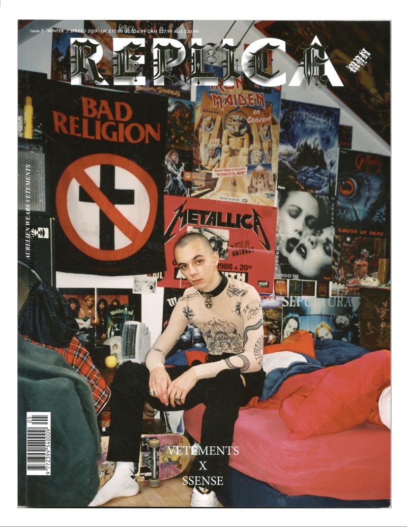 Replica Man Winter/Spring 2019 Covers (Replica Man Magazine)