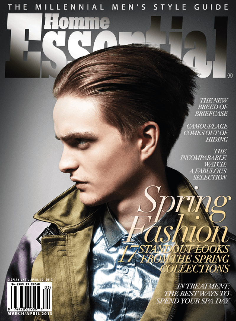 Essential Homme March/April 2013 Cover (Essential Homme)