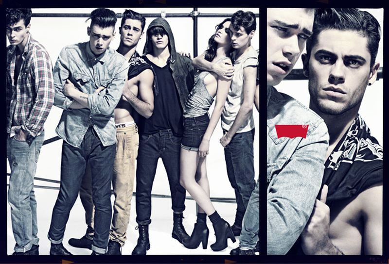 Levi's S/S 11 (also w/ model Romain Julien) (Levi's)