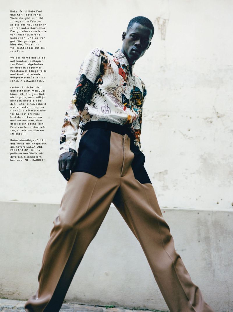 Alpha Dia in Paris/Dakar (Achtung Magazine)