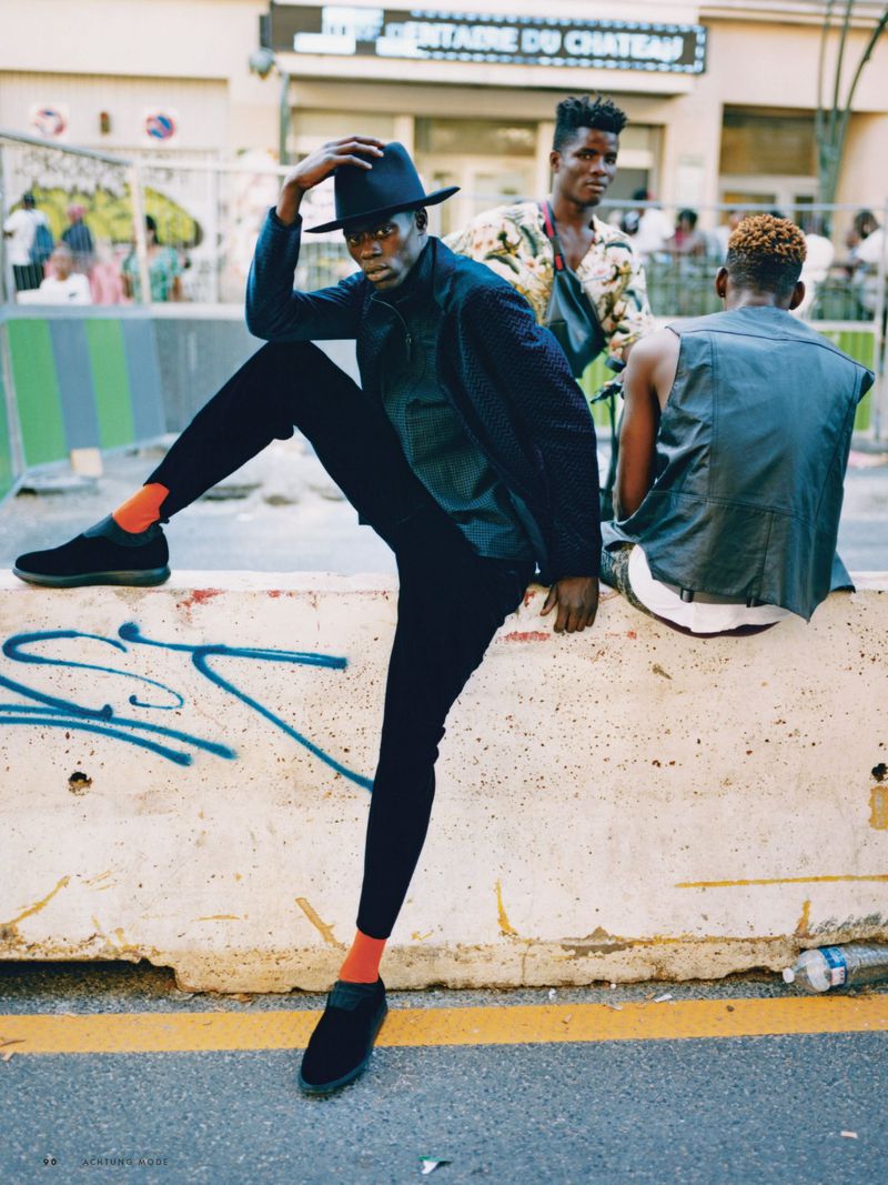 Alpha Dia in Paris/Dakar (Achtung Magazine)