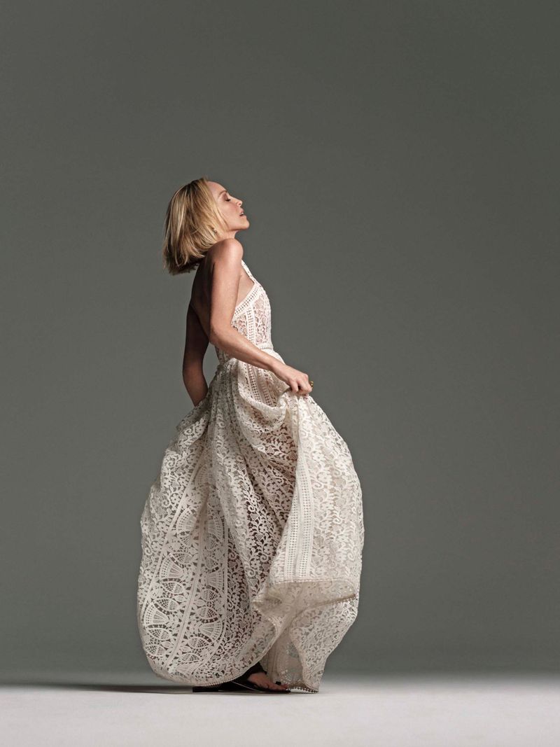 Sharon Stone by JuanKr (Harper's Bazaar España)