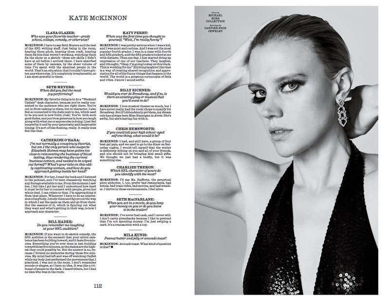 Kate McKinnon (Interview Magazine)