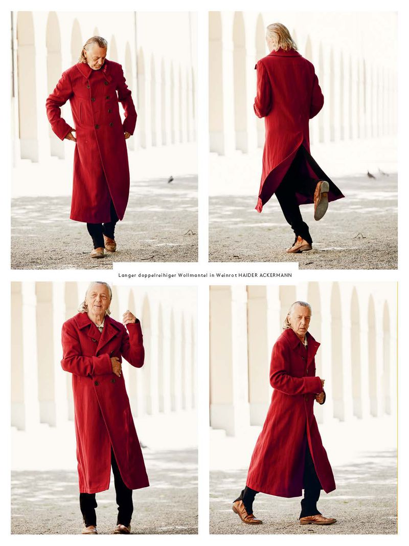 Charles Schumann ummantelt von Tanzlaune (Achtung Magazine)