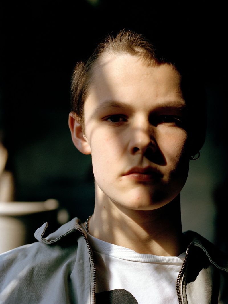 Across The Flower Field (Portrait)