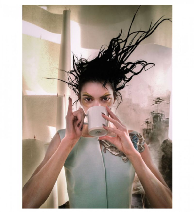 Behind the Scenes of Kendall Jenners Couture shoot (V Magazine online)