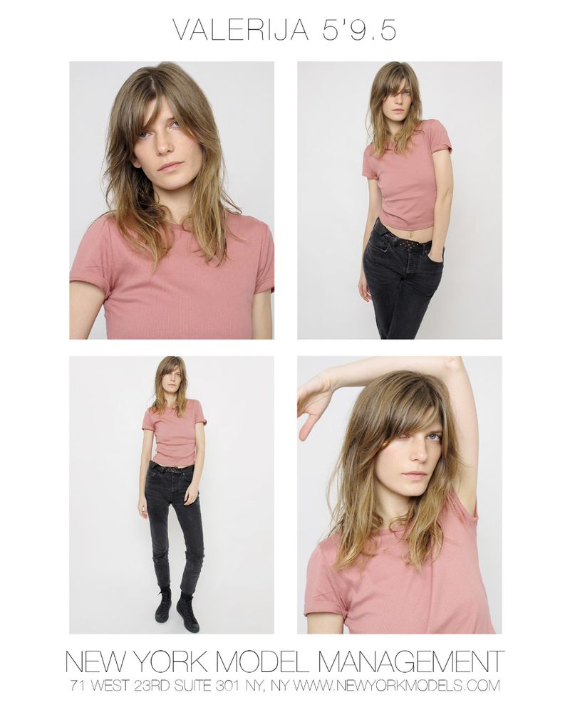 New York Model Management F/W 2019 Polaroids/Portraits (Polaroids-Digitals)