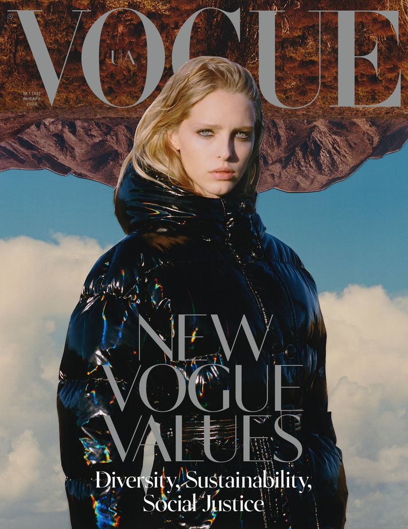 Vogue Ukraine January 2020 Cover (Vogue Ukraine)