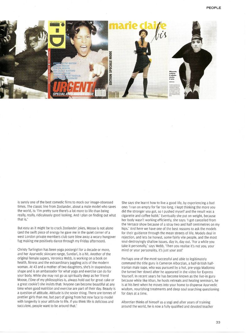 Henna Magazine / Super Model Super Guru Interview (Various Editorials)