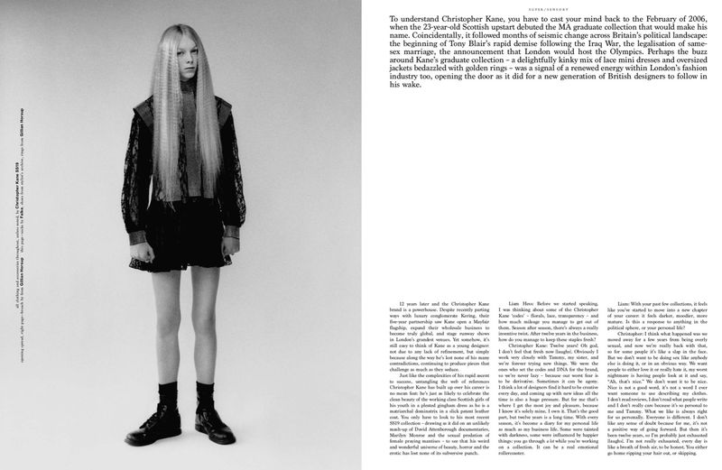 Christopher Kane (HEROINE Magazine)