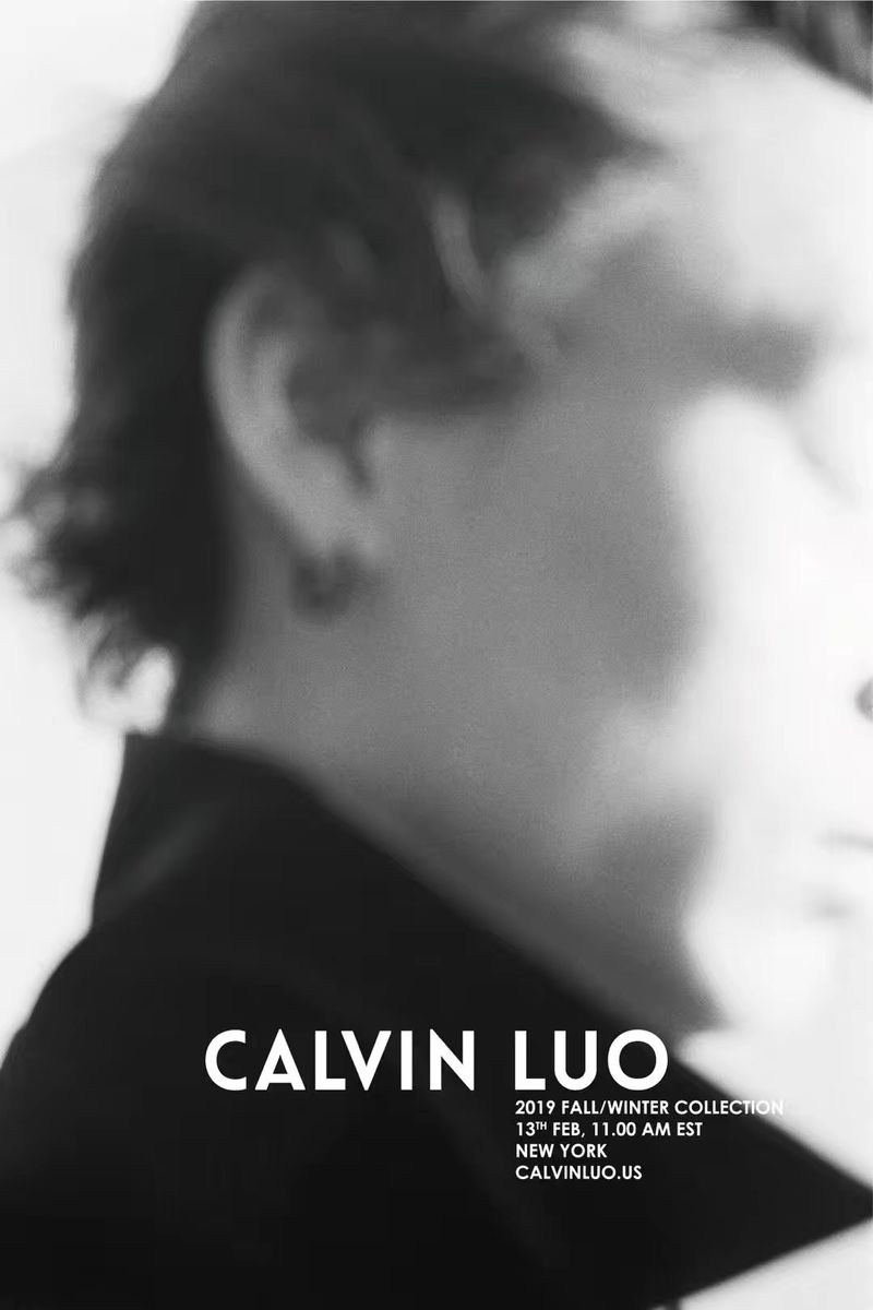 CALVIN LUO 2019 FALL/WINTER COLLECTION PREVIEW (Calvin Luo)