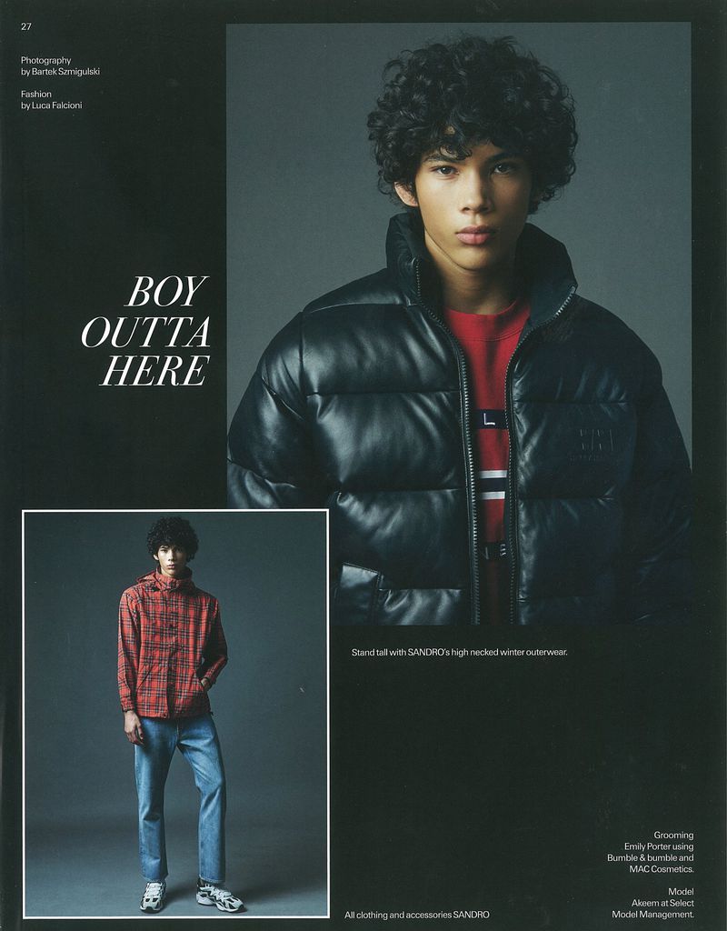 BOY OUTTA HERE (Wonderland Magazine)