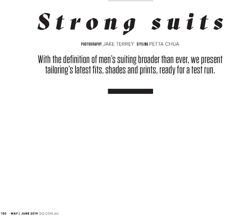 Strong Suits by Jake Terrey (GQ Style Australia)