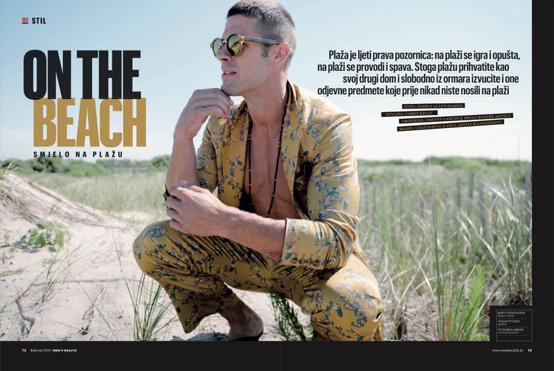 On The Beach By Joshua Allen Harris for Men's Health Croatia Magazine ...