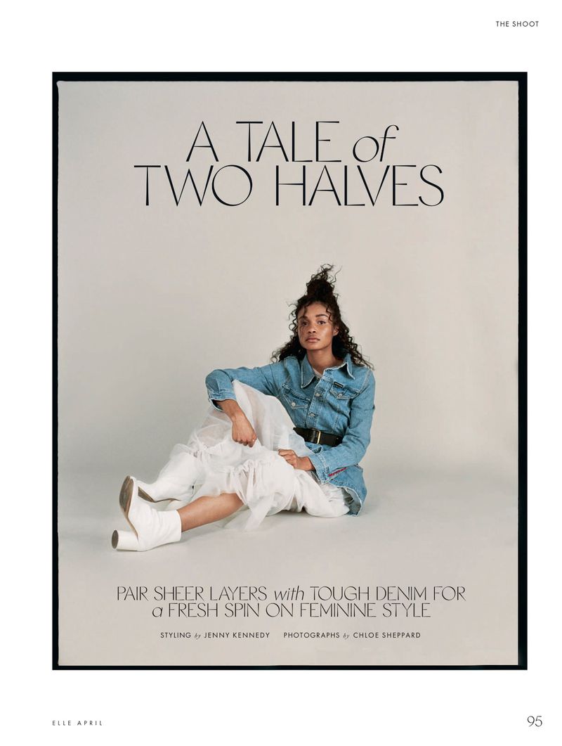A Tale of Two Halves (Elle UK)
