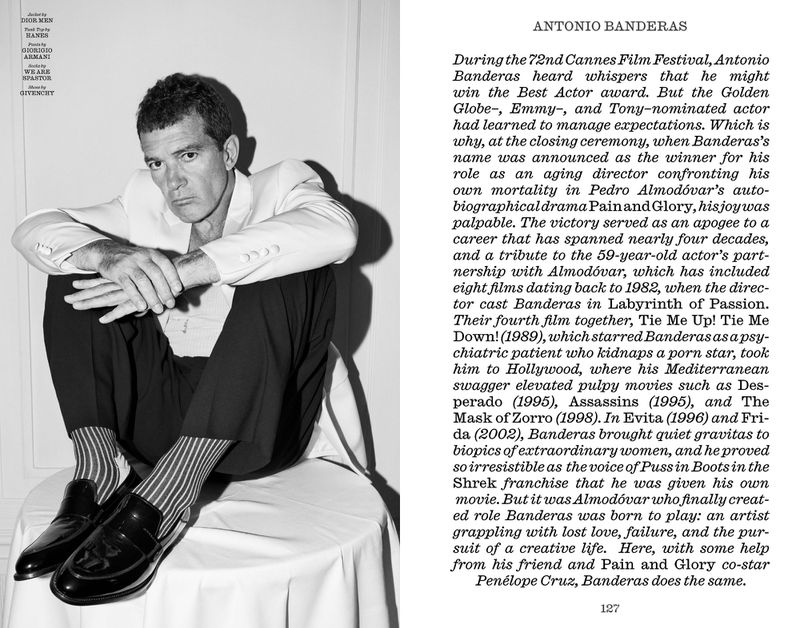 Antonio Banderas (Interview Magazine)