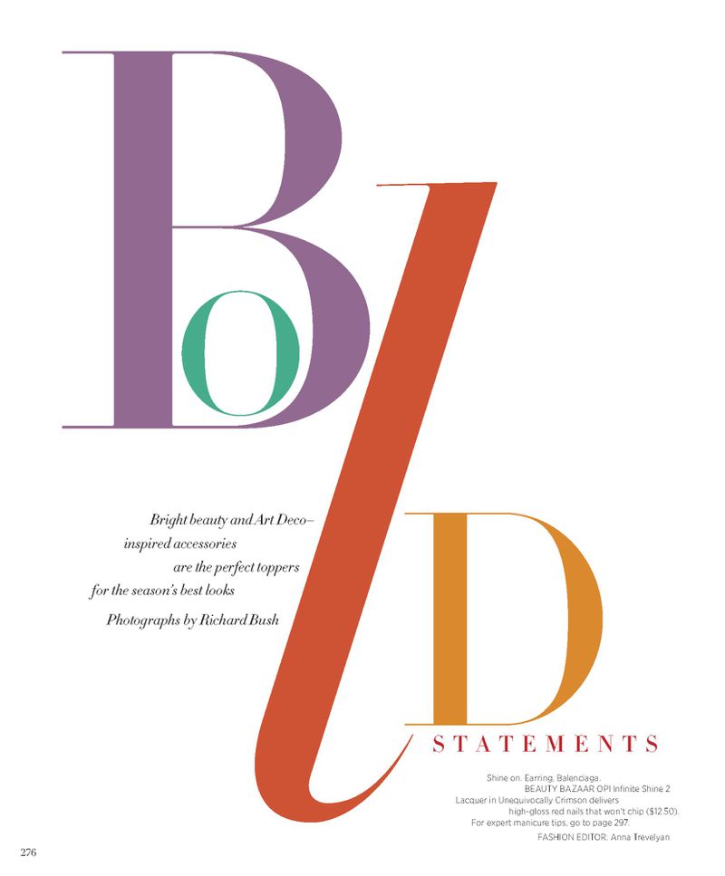 Bold Statements (Harper's Bazaar U.S.)