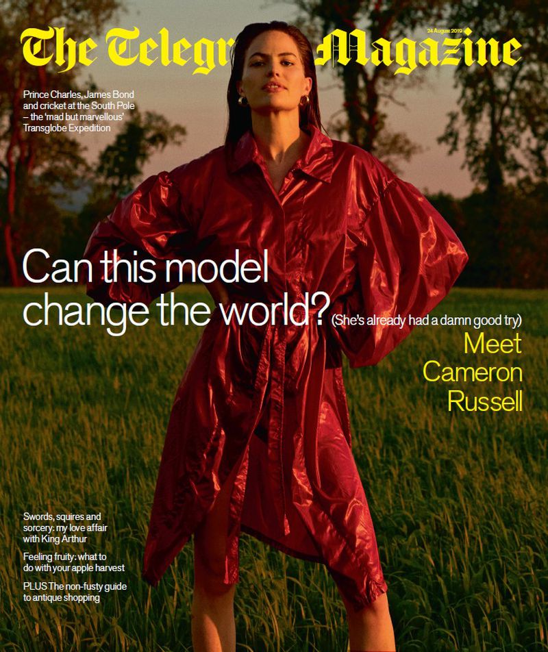 Telegraph Magazine August 2019 Cover with Cameron Russell (Telegraph ...
