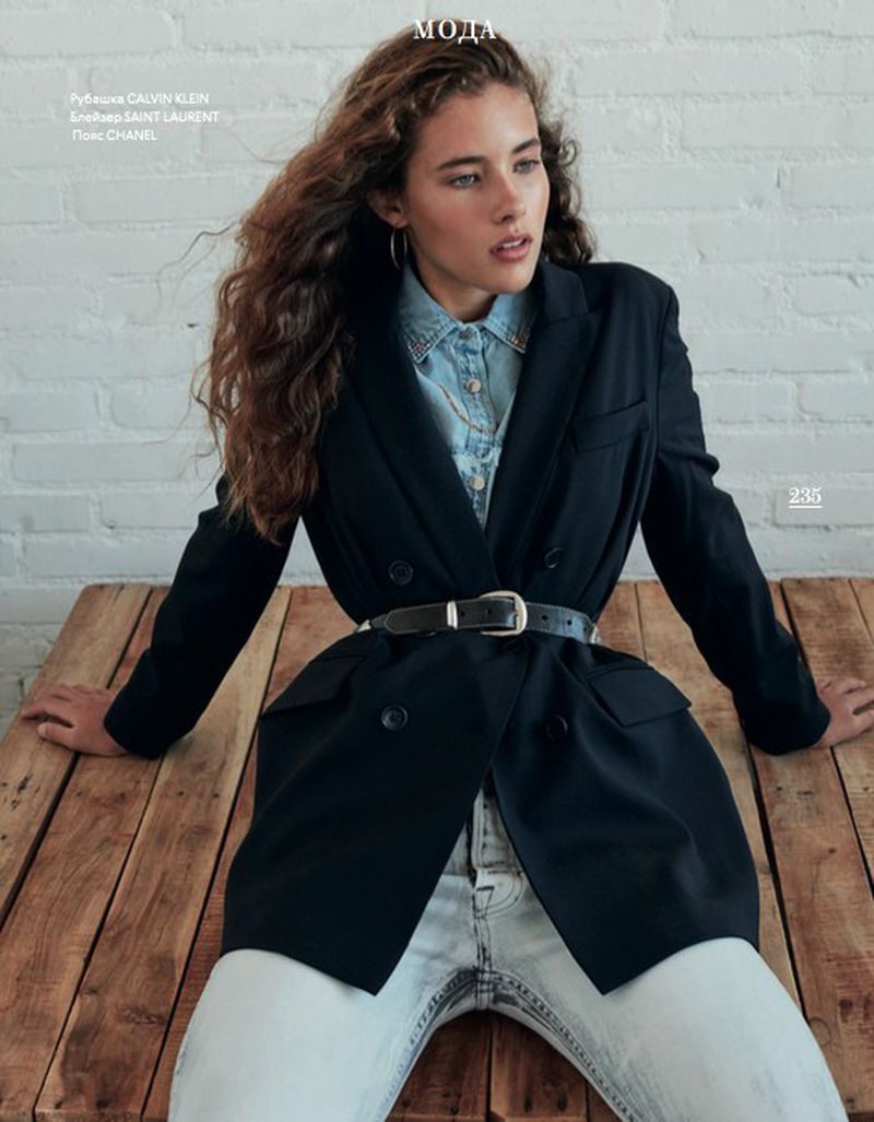 Blue Jeans (L'Officiel Russia)