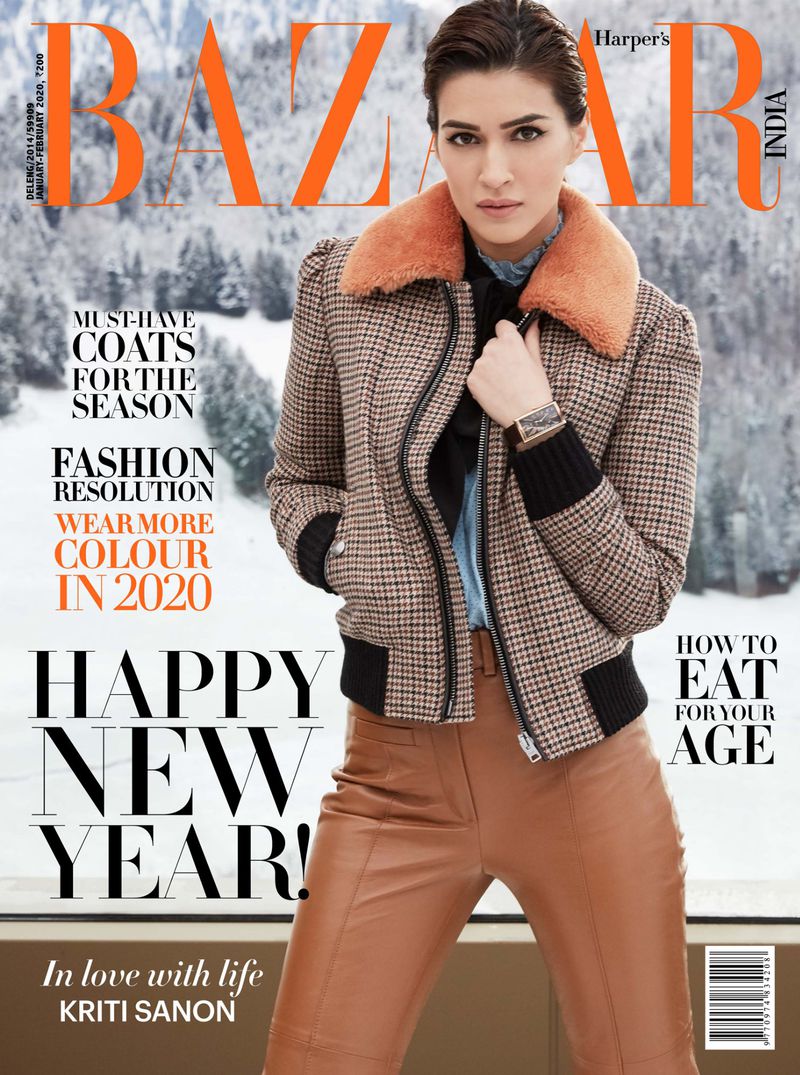 Harper's Bazaar India January 2020 Cover: Kriti Sanon (Harper's Bazaar ...
