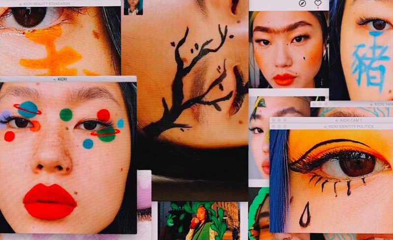 Kicki Yang Zhang's make up masterpiece in motion interview (The Face ...