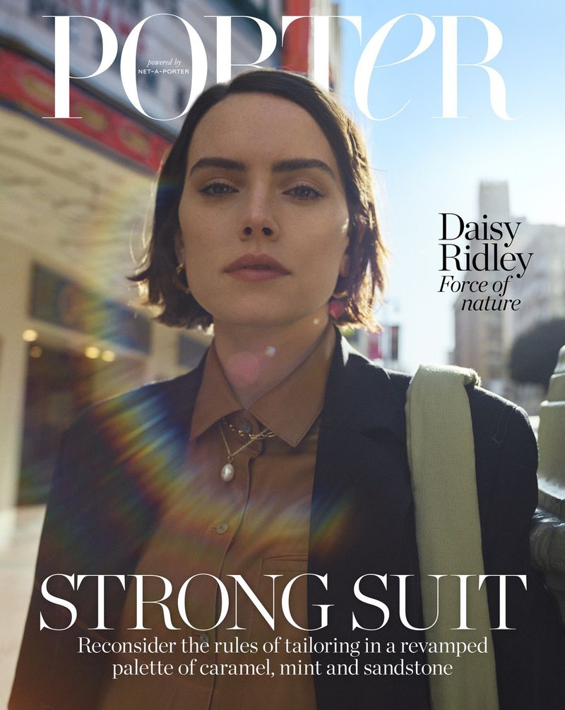 Porter Edit December 2019 Cover: Daisy Ridley (Porter Magazine)