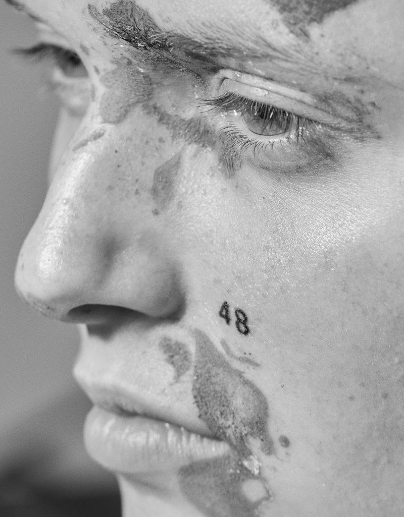 MAPPING OUT THE WORLD ACROSS YOUR FACE (Dazed Beauty)