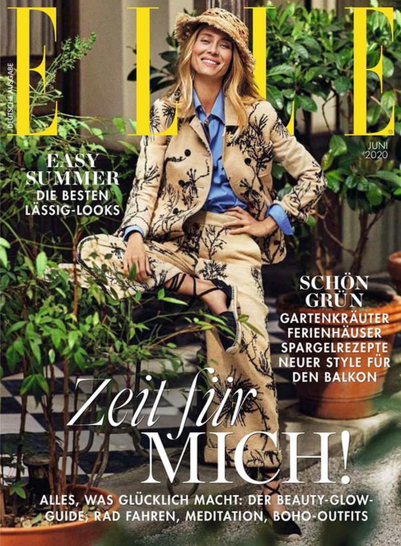 Elle Germany June 2020 Cover by Javier Lopez (Elle Germany)