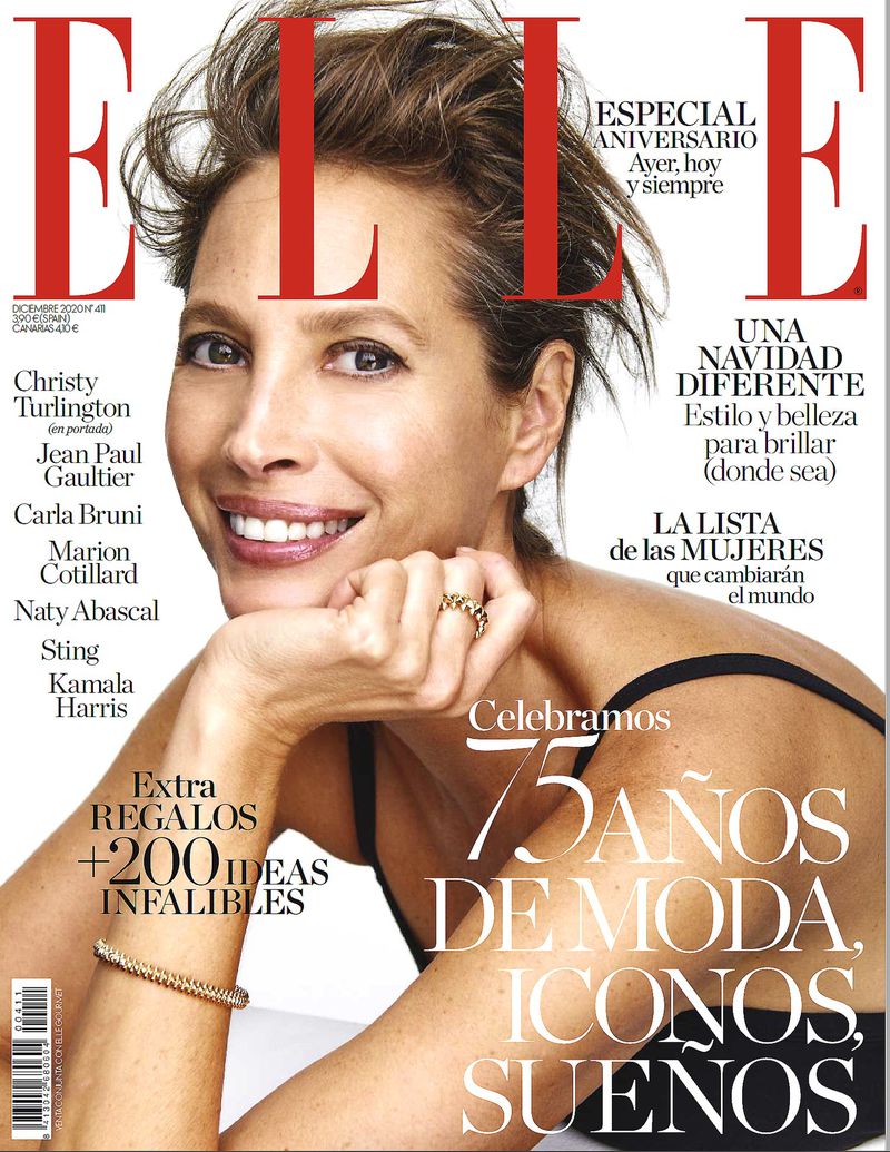 Elle Spain December 2020 Cover (Elle Spain)