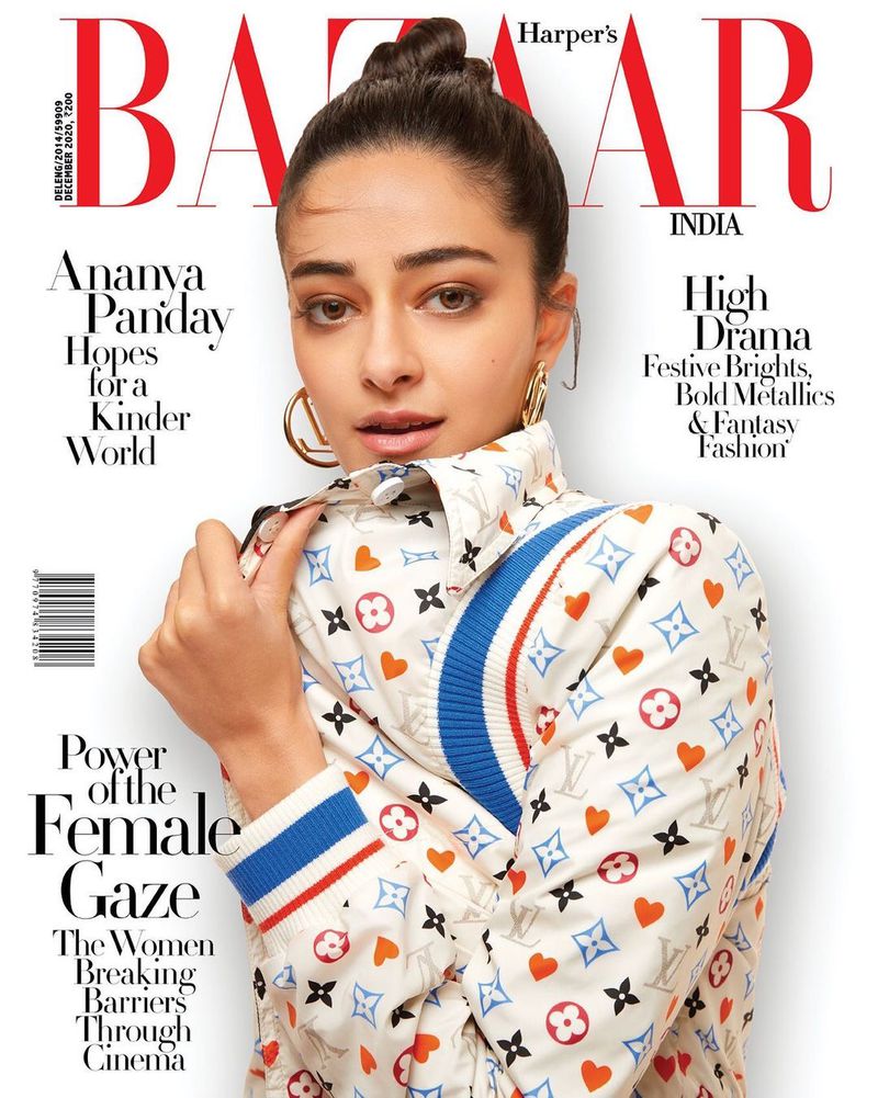 Harper's Bazaar India December 2020 Cover with Ananya Panday by Taras ...