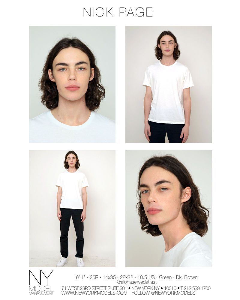 New York Model Management S/S 2020 Polaroids/Portraits (Polaroids-Digitals)