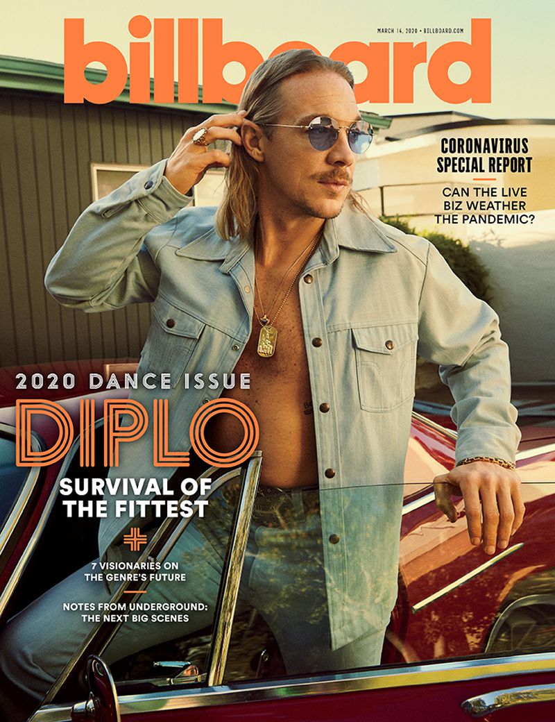 Billboard March 2020 Cover - Diplo (Billboard Magazine)
