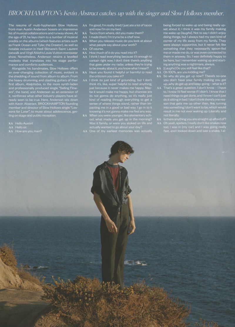 Austin Anderson in Conversation with Kevin Abstract (Man About Town)