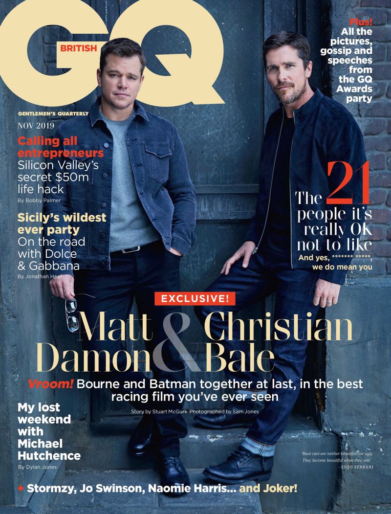 GQ UK November 2019 Cover (British GQ)
