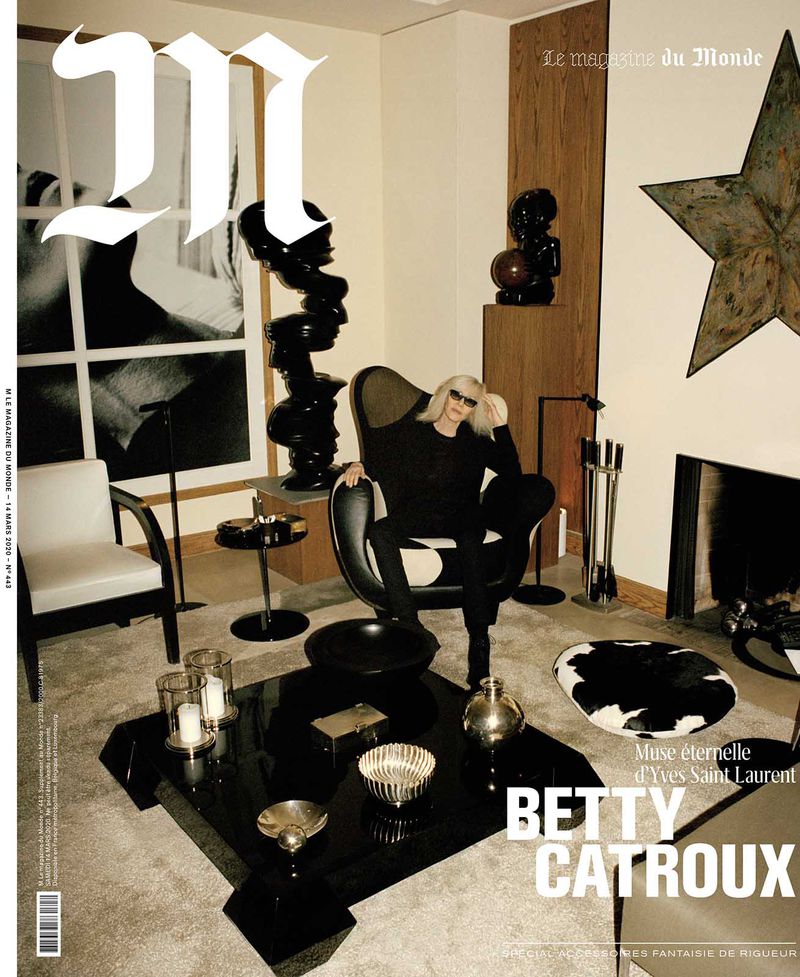 M le magazine du Monde March 2020 Cover: betty catroux (M Le magazine ...