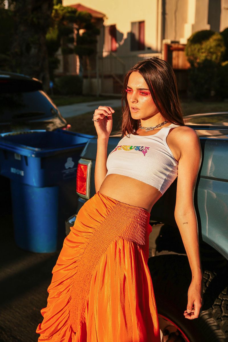 Charlotte Lawrence by Brent McKeever (Galore Magazine)