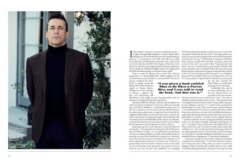 Jon Hamm has Something on his Mind (The Rake)