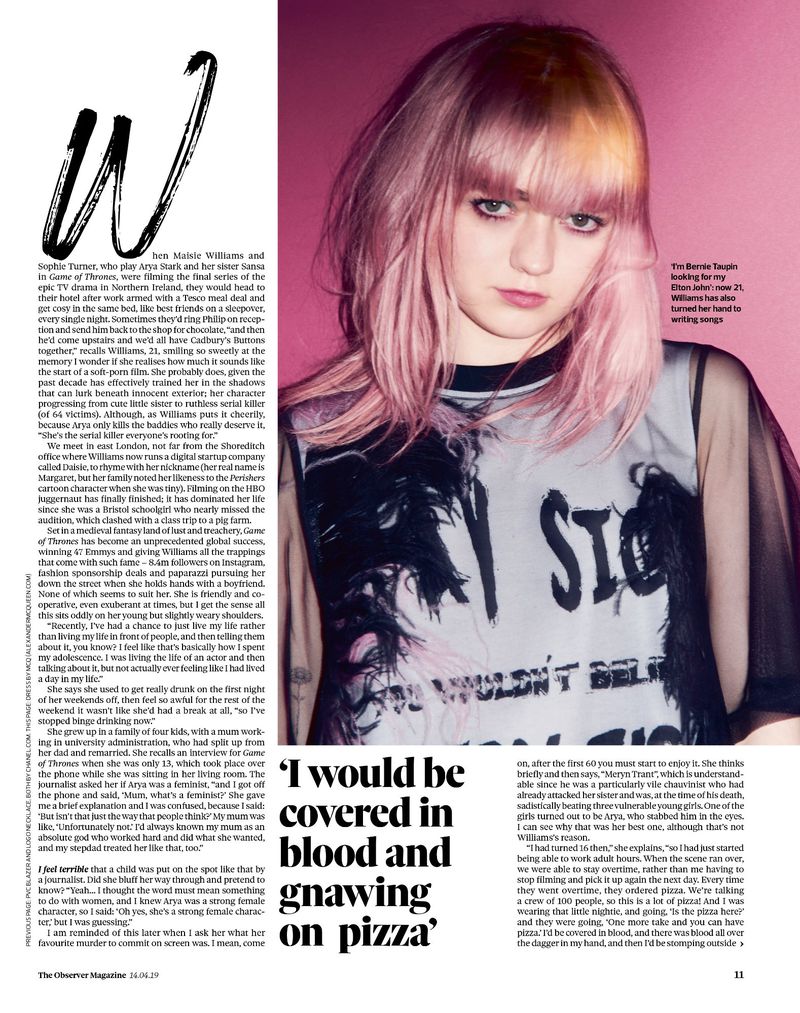 Killer Instinct (The Observer Magazine UK)