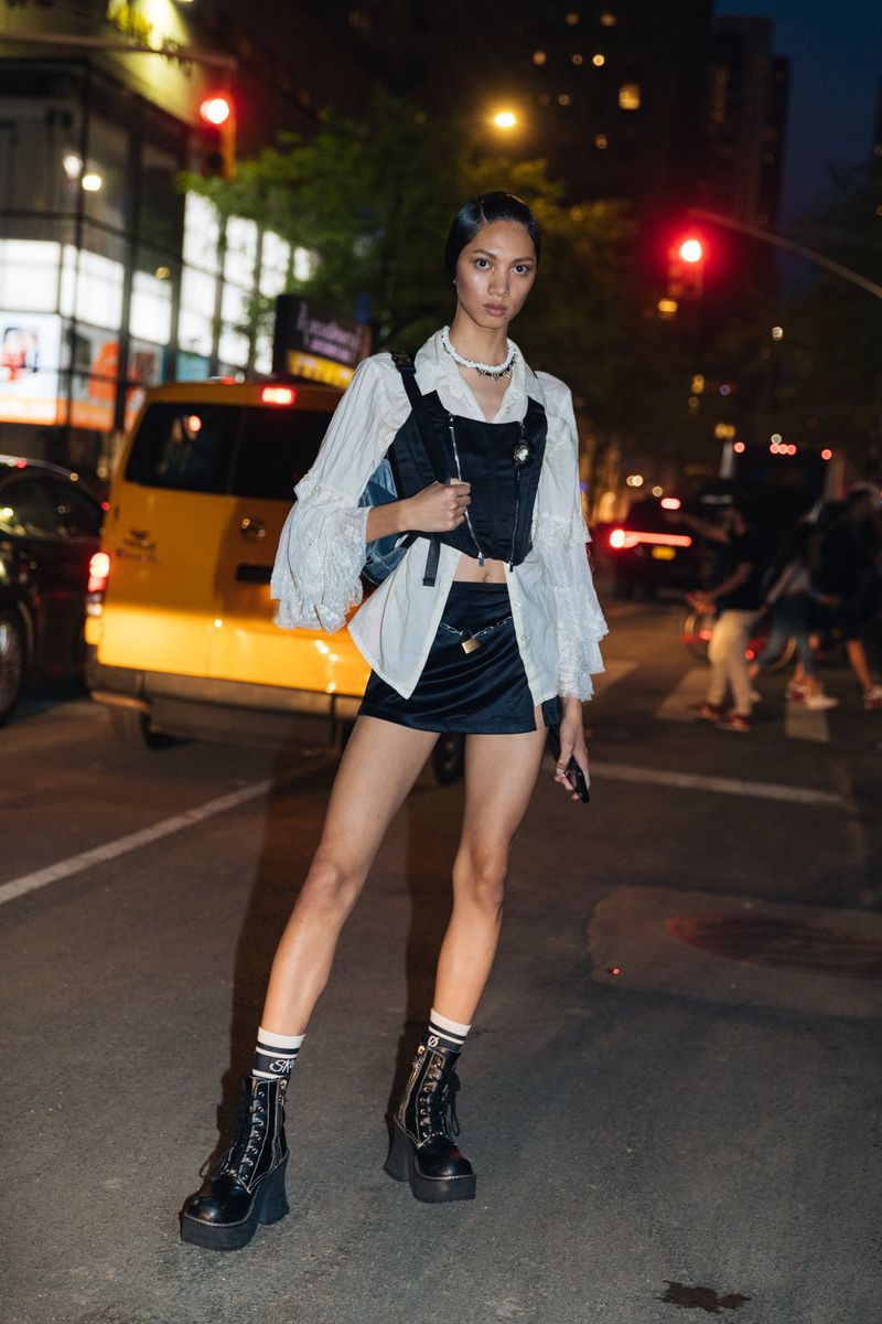 Alexander Wang Collection 1 2020 Street Style (Models.com)