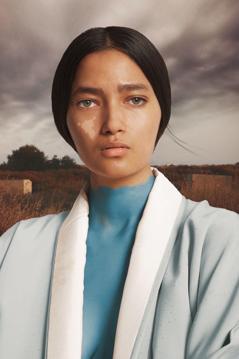 UN_identity: non-existing models 'shot' on Sardinian Landscapes (i-D Italy)