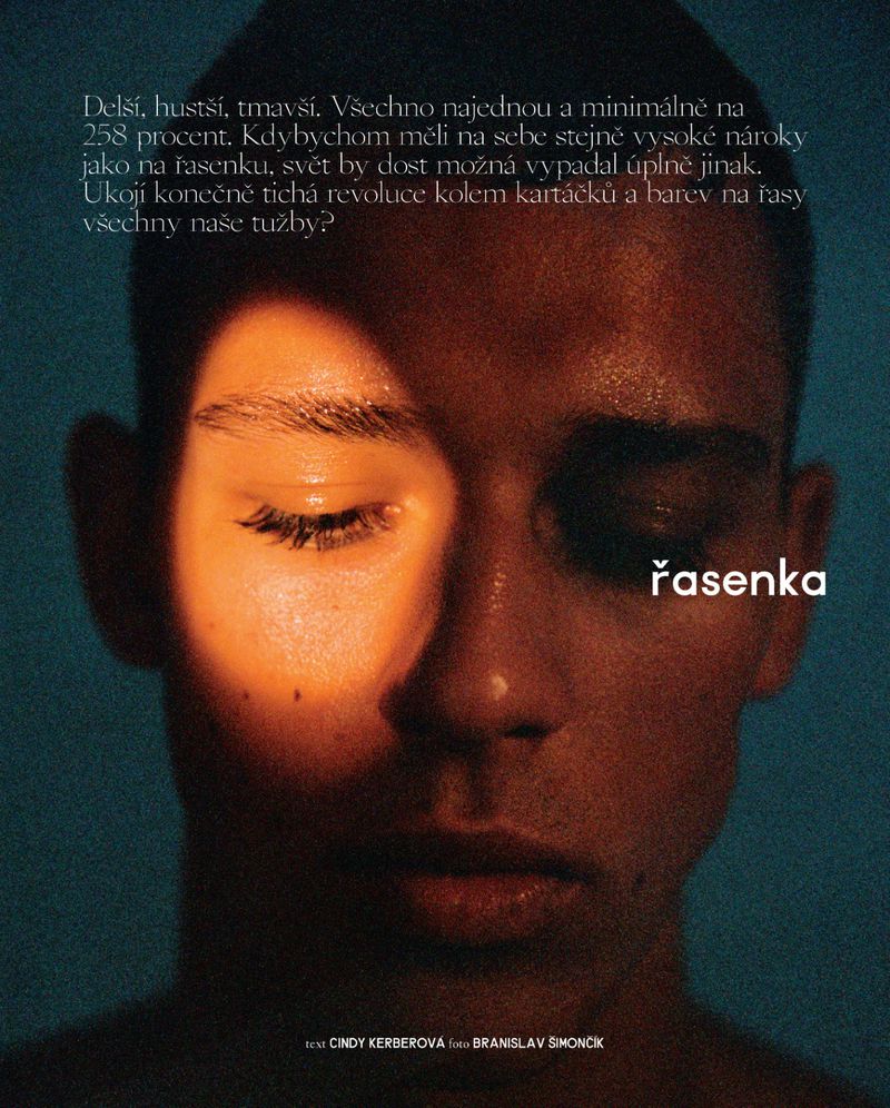 Emotivní řasenka (Vogue Czechoslovakia)