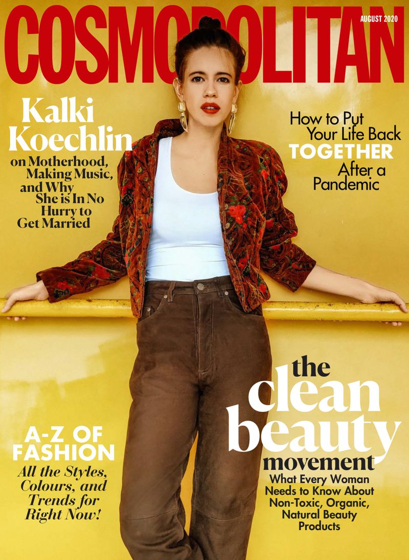 Cosmopolitan India August 2020 Cover with Kalki (Cosmopolitan India)