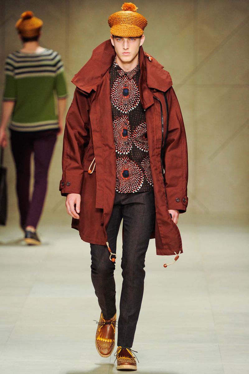 Burberry Men S/S 12 Show (Johnny opened, Sebastian closed) (Burberry)