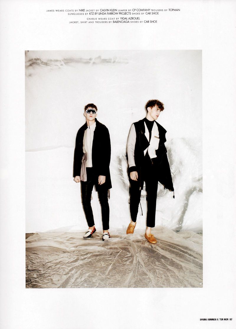 Charlie and James (10 Men Magazine)