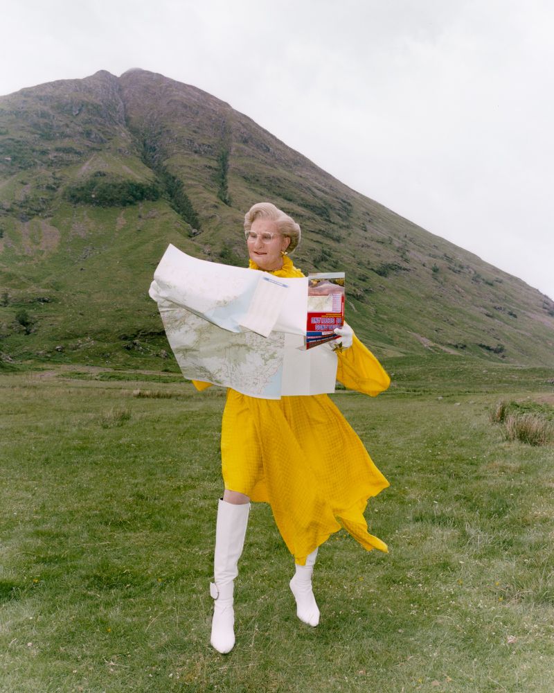 Mrs Doubtfire's Balenciaga trip (Re-Edition Magazine)