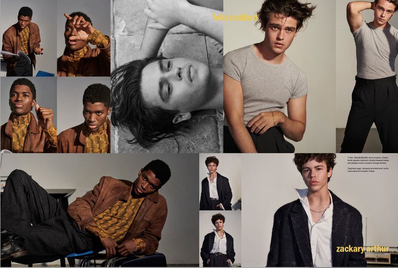 ten actors in new york city (L'Uomo Vogue)