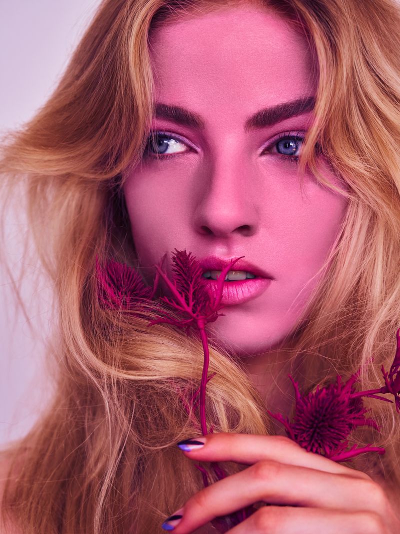 Shades of violet (Marie Claire Taiwan)