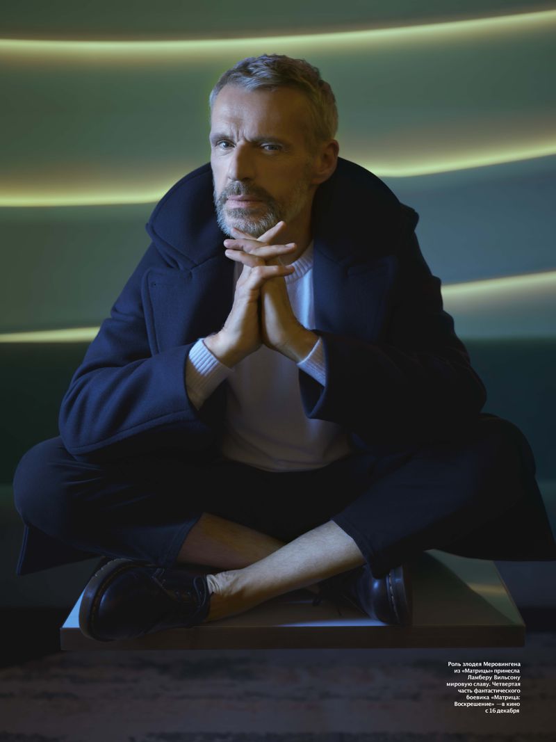 Actor Lambert Wilson in Matrix Resurrections for Hello Magazine Russia ...