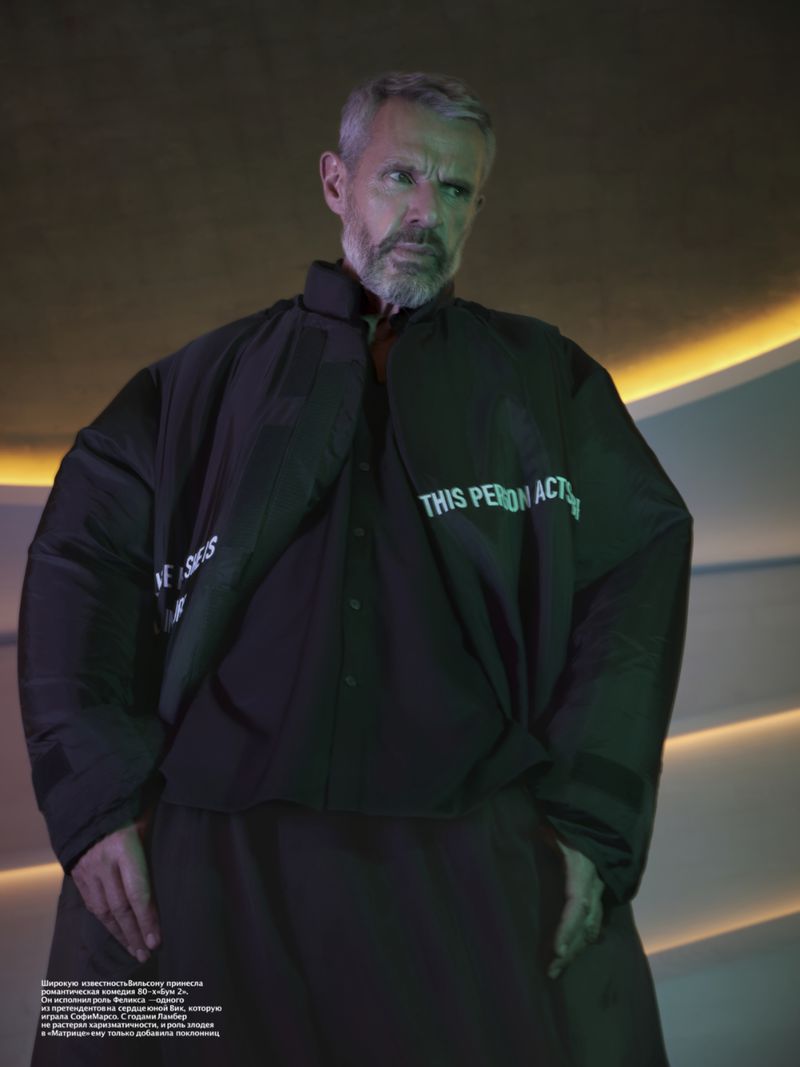 Actor Lambert Wilson in Matrix Resurrections for Hello Magazine Russia ...
