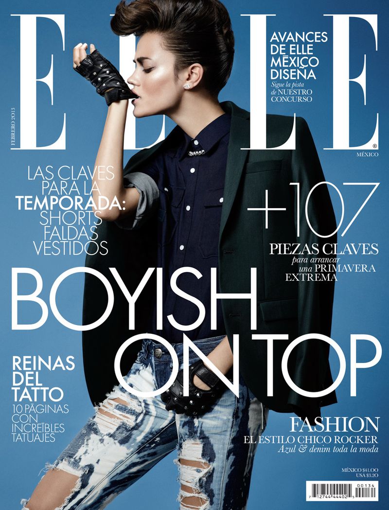 Elle Mexico February 2013 Cover (Elle Mexico)
